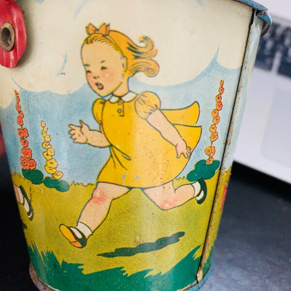 Vintage Sand Pail - Etsy