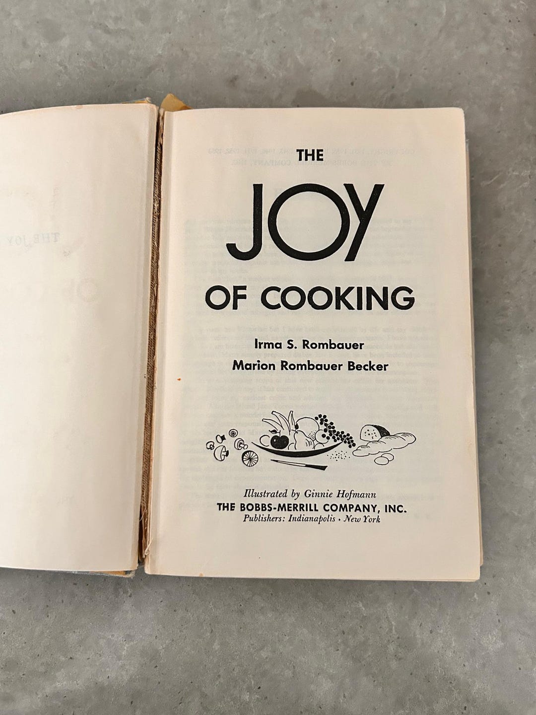 The Joy of Cooking Irma Rombauer Hardback Cookbook 1953 SOLD AS IS ...