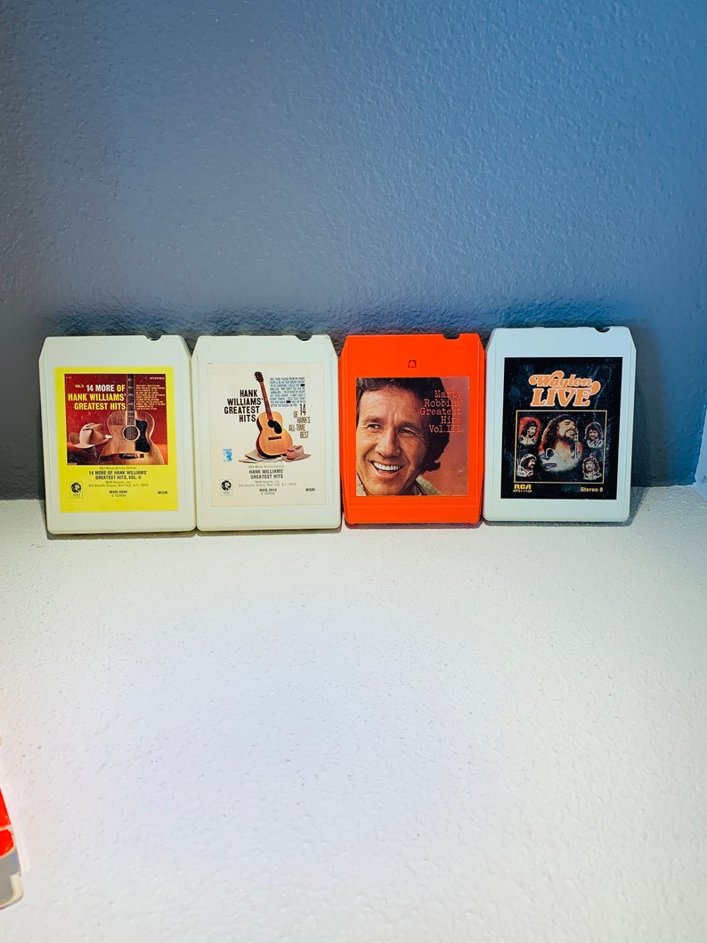 Country Western Stereo 8 Cassette Tapes 1960-1970 Hank - Etsy