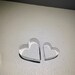 Three Heart Shaped Cookie or Cake Cutters Large Copper Two Small Tin ...