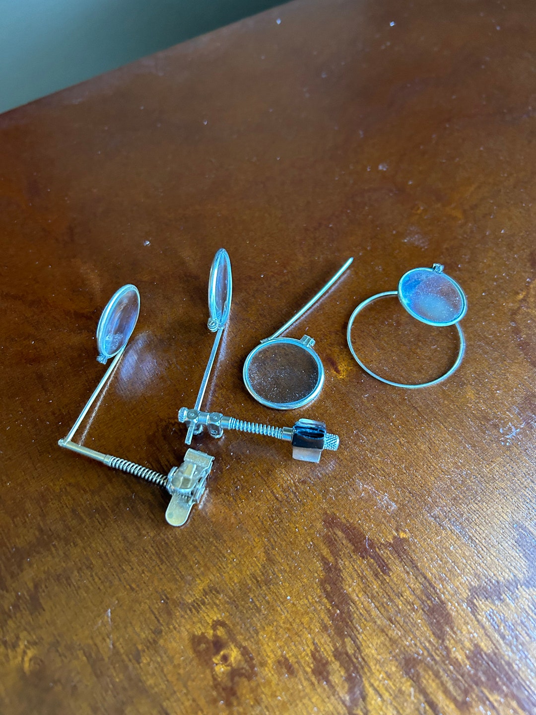 Lot of 4 Monocles for Steampunk Craft Magnifying Lens SOLD AS IS - Etsy