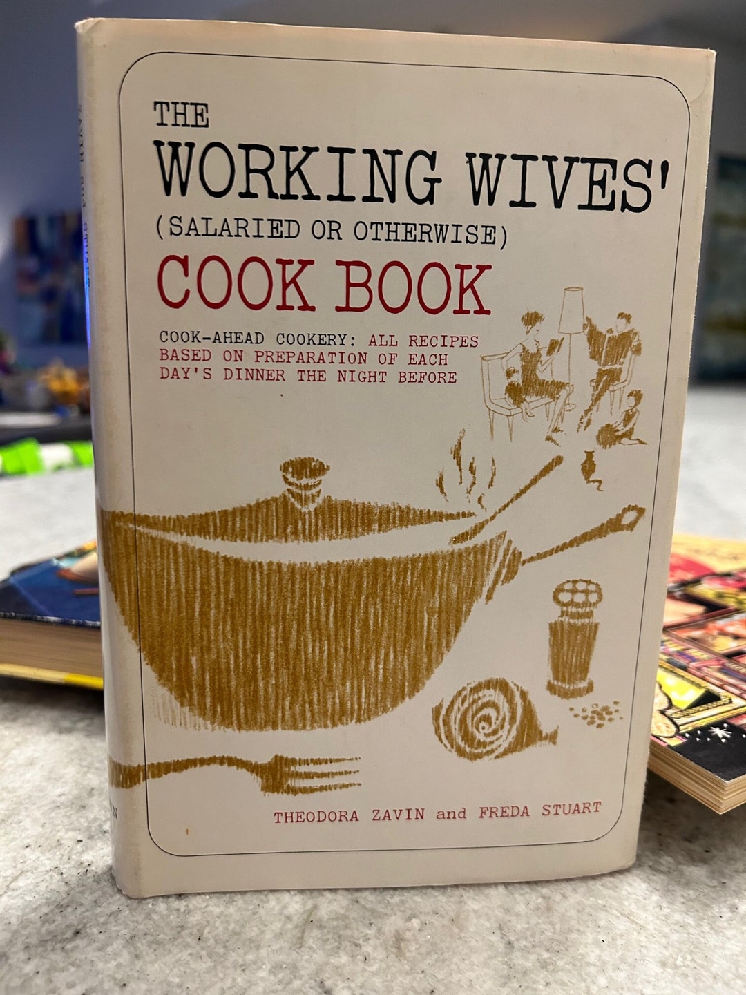 The Working Wives'cook Book Recipes Menus Hardback With Dust Jacket ...