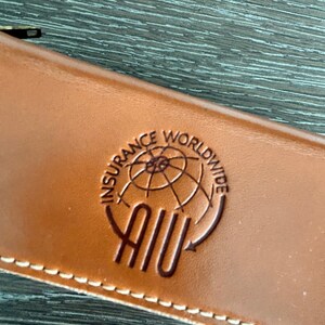 Leather Gentleman's Shoe Brush Travel Grooming Kit 1990's AIU Insurance ...