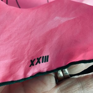 Club 21 Silk Scarf 30 X 30 Inches Pink and Black Ray Strauss Design ...
