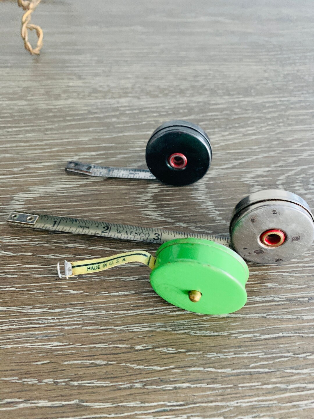 Pocket Measuring Tapes Two Walsco and One Retractable 1950's - Etsy