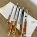 Emperor Steel Five Piece Set of Household Chefs Knives and Carving Fork ...