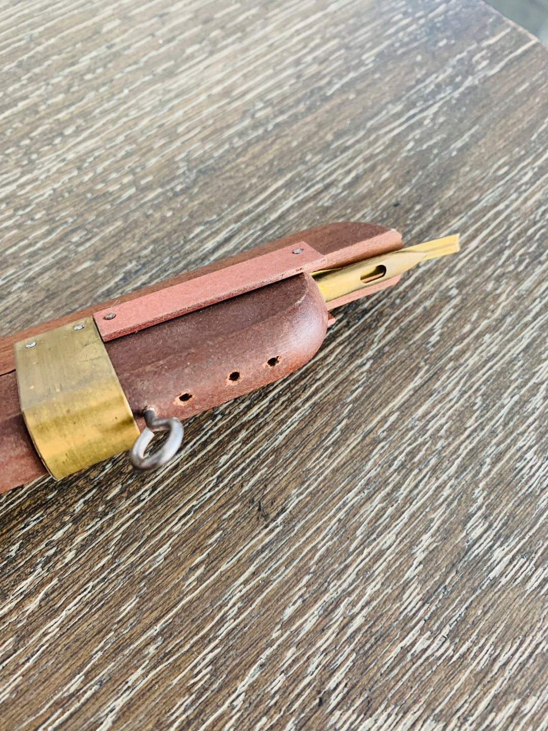 Wilson Brothers Rug Shuttle Awl Wood Label Tru-gyde 1950's - Etsy