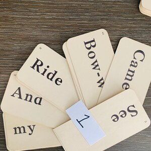 Assortment of Word Flash Cards Basic Primer Elementary Level 1950's - Etsy