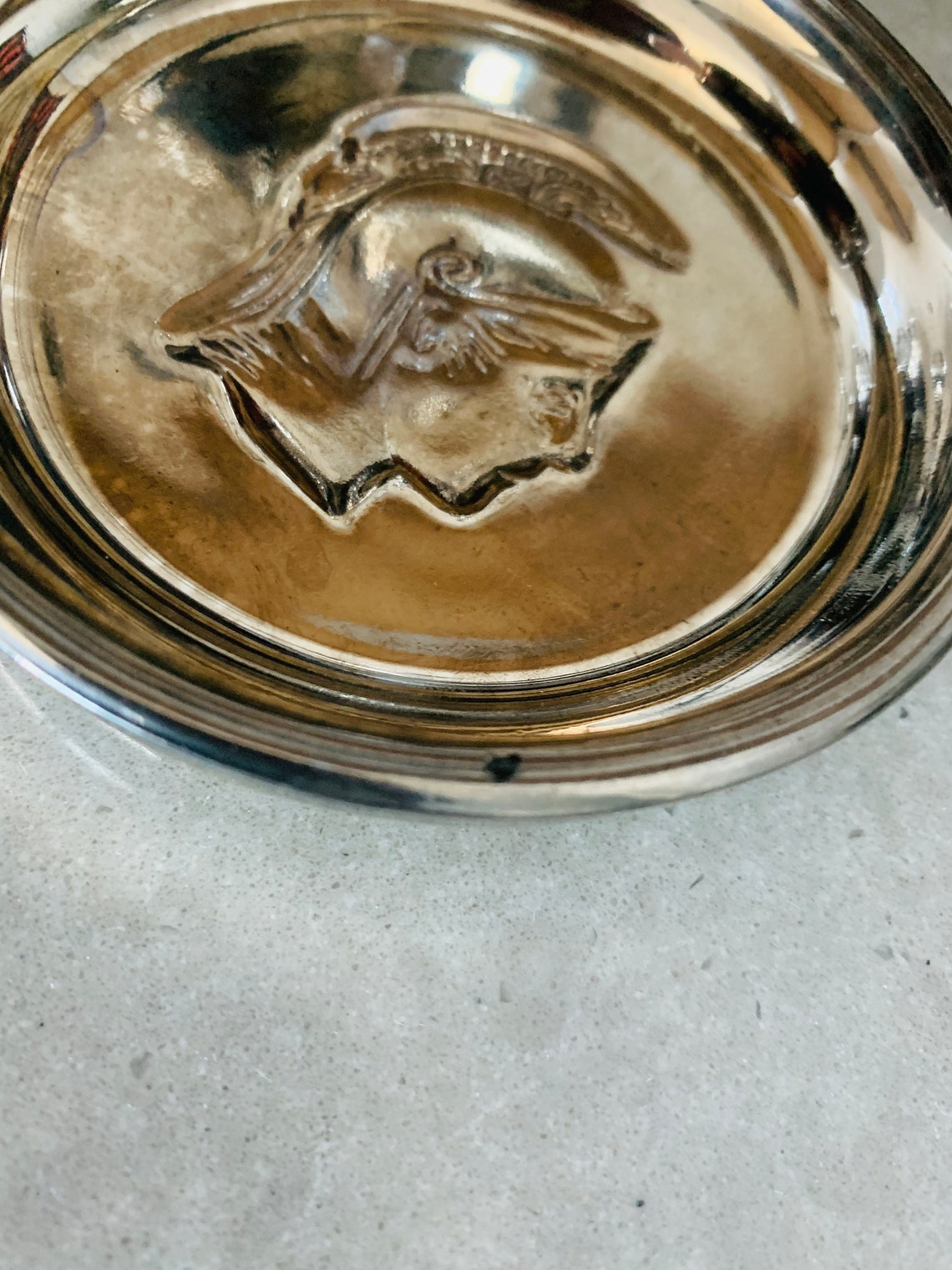 Greco Roman Mercury Glass Coasters in A Metal Stand Set of 8 - Etsy