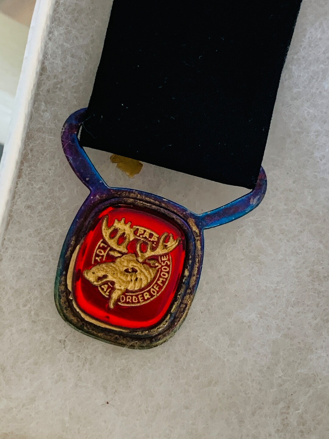 Loyal Order of Moose Clip on Tie With 3 Service Pins Tie Tac's - Etsy