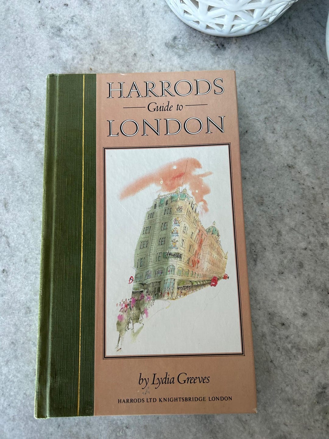 Harrods Guide to London Hardback Book Illustrated 1992 Timeless ...