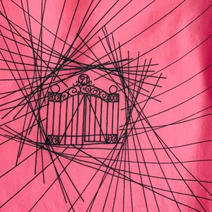 Club 21 Silk Scarf 30 X 30 Inches Pink and Black Ray Strauss Design ...