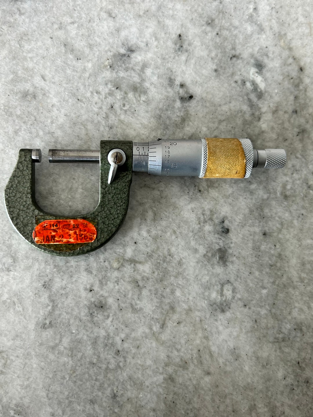 Measuring Tool 103-260 Outside Micrometer Baked Green Enamel Finish ...