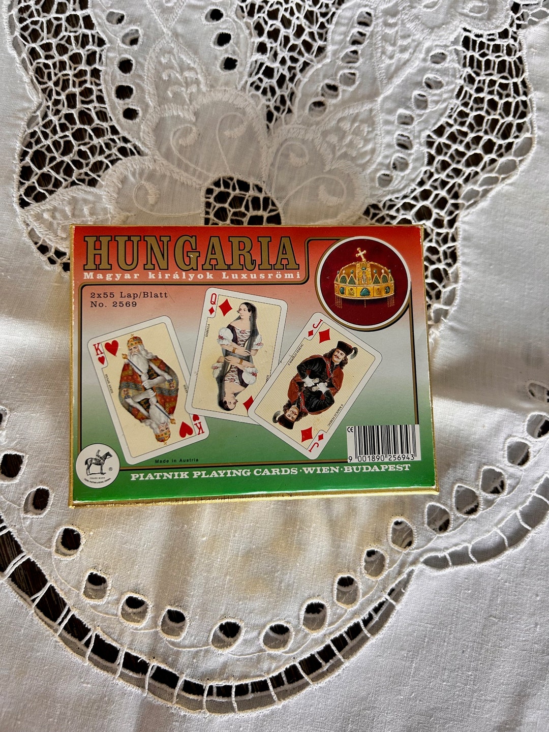 Hungarian Piatnik Playing Cards Double Deck Complete in Original Box ...