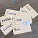 Assortment of Word Flash Cards Basic Primer Elementary Level 1950's - Etsy
