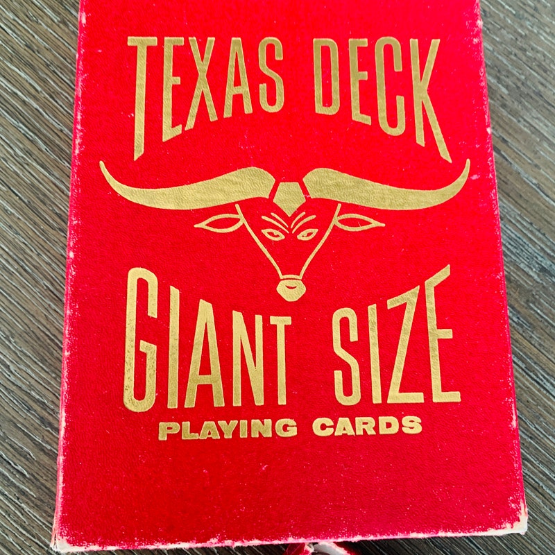 Texas Deck of Cards - Etsy