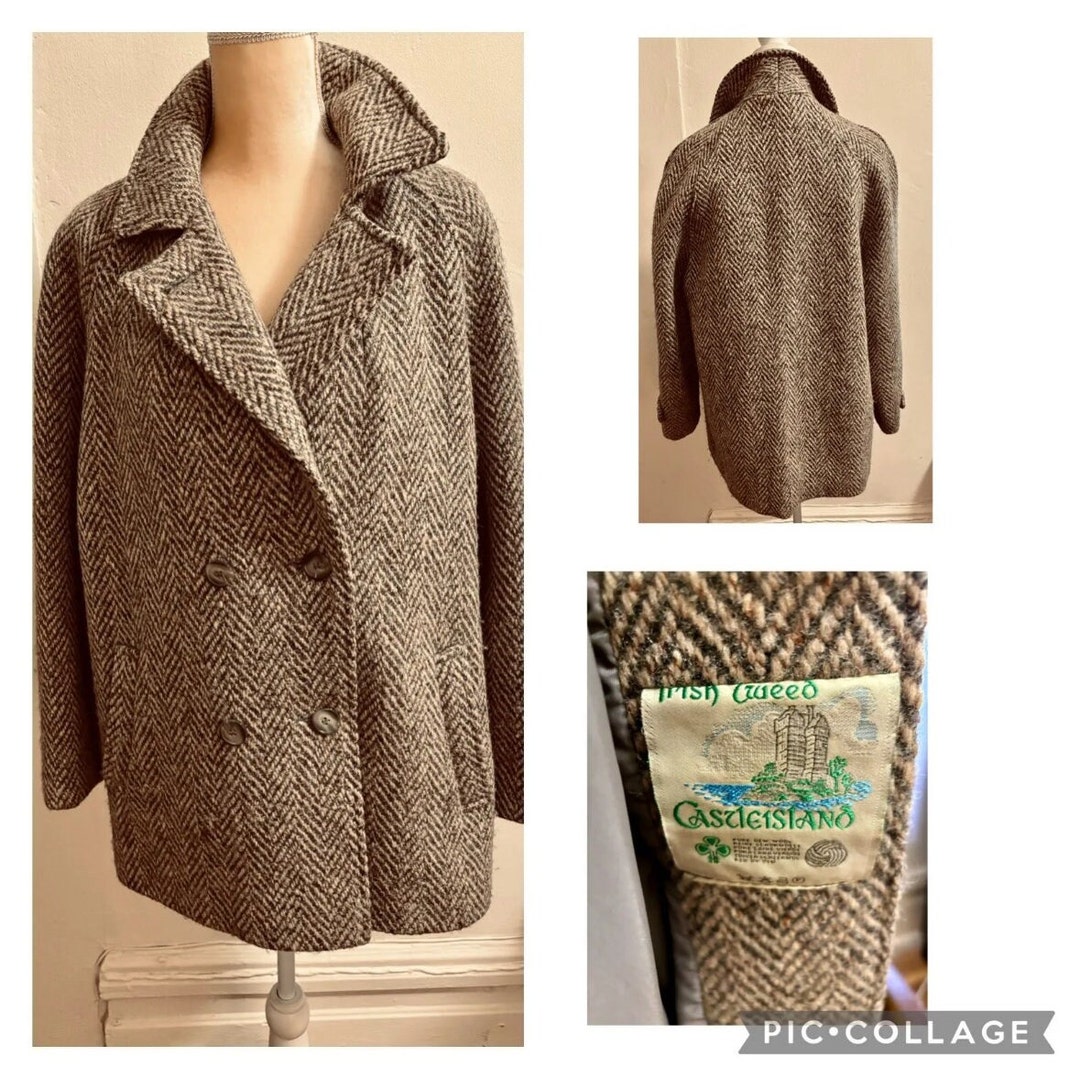 Vintage Womans Irish Tweed Jacket Medium - Etsy