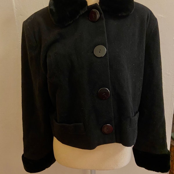 Wool Cropped Jacket - Etsy