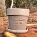 Engraved Memorial Flower Pot | Custom Carved Terra Cotta Flower Pot ...