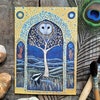 Owl Greeting Card - Etsy