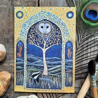 Owl Greeting Card - Etsy
