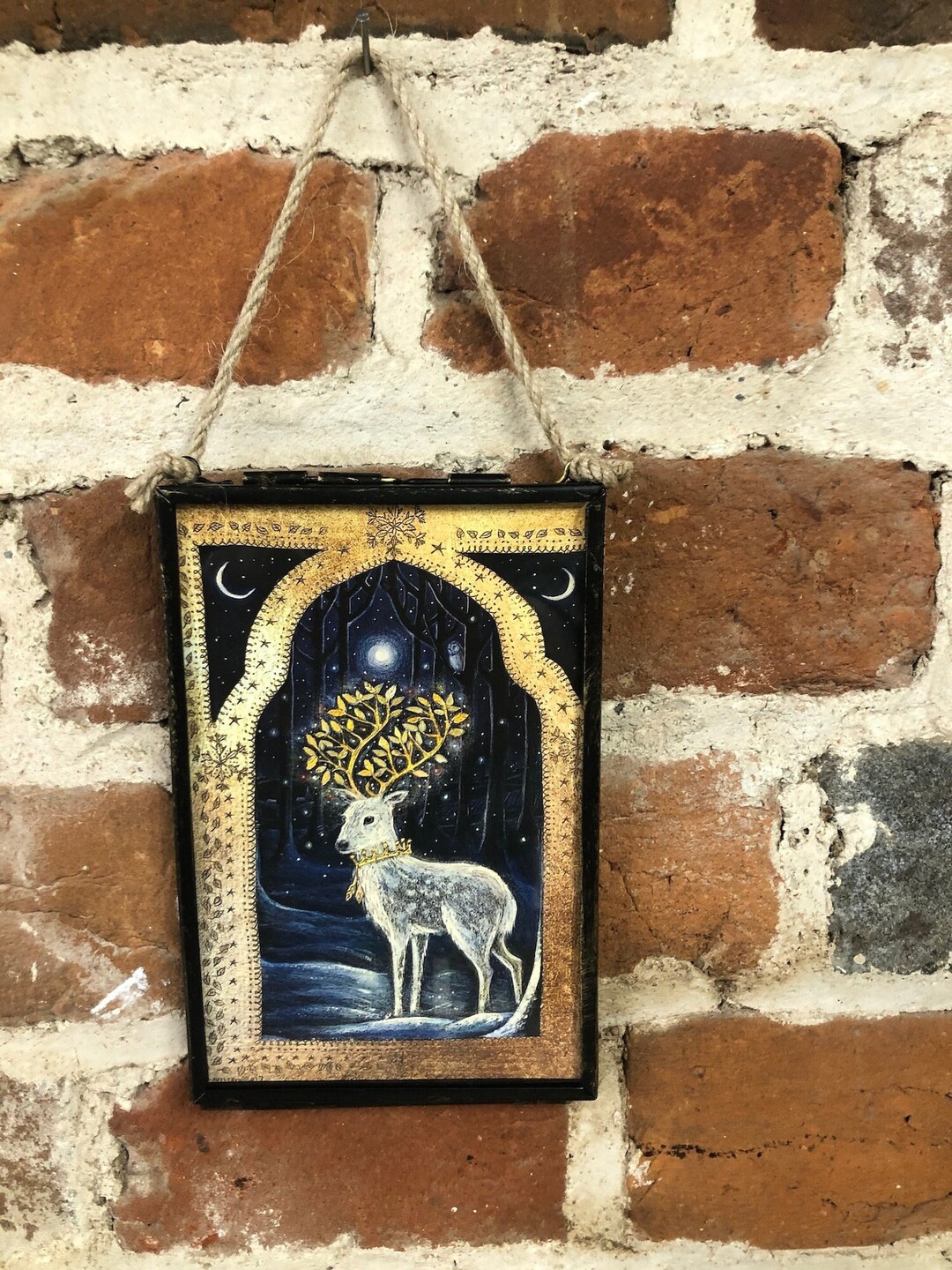 Print of 'midwinter' by Hannah Willow in a Metal Hanging Frame ...