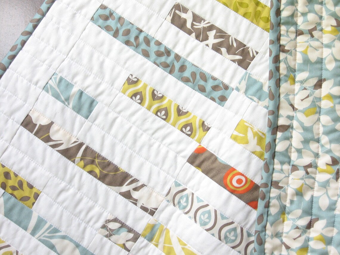 PDF PATTERN Modern Stripes King Queen Twin Crib Quilt - Etsy