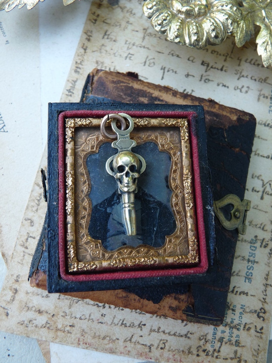Antique Skull Watch Key, Talisman for the Alchemist, Offered by ...