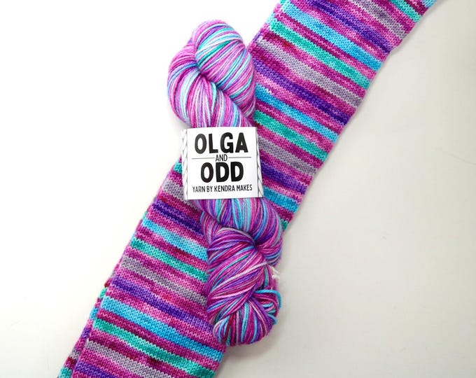 Majestic Self Striping Sock Yarn, 100 Gram Skein - Etsy