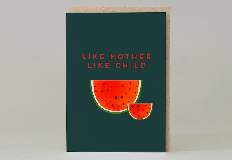 Like Mother Like Child Card Love You Mum Card Sent Direct Card Witty ...