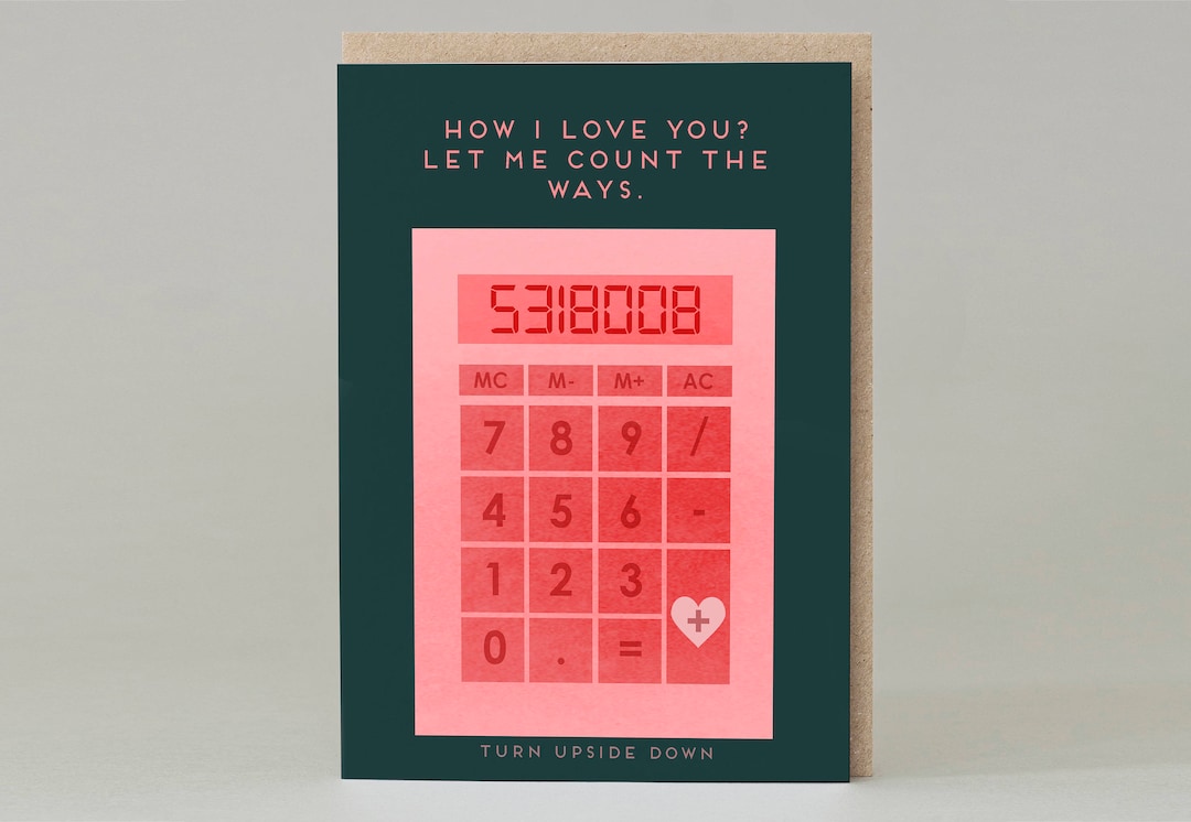 Love Calculator '8008135' Valentine's Card Cheeky Valentine's Card I ...