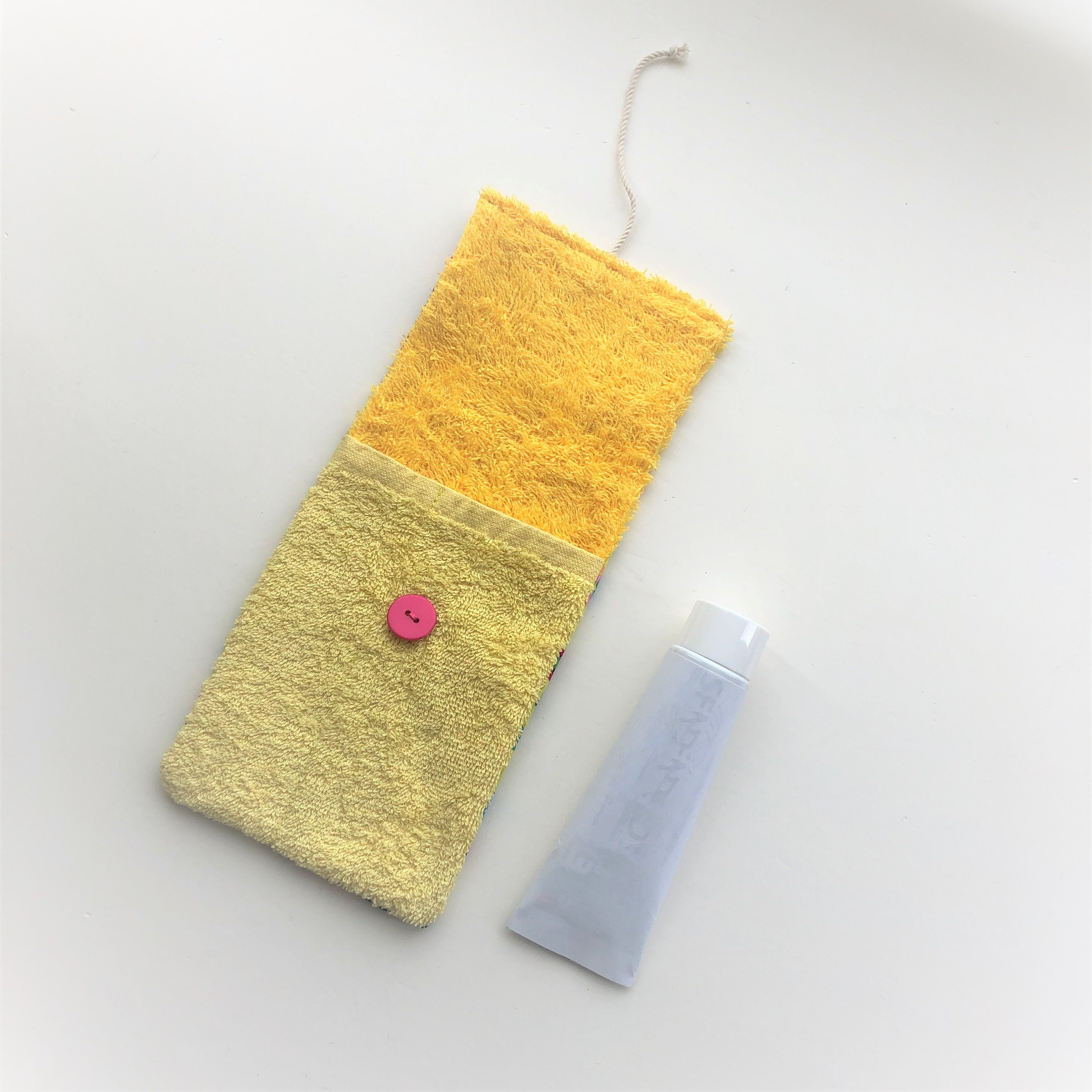 Toothbrush Holder Toothpaste Pouch Yellow Travel Case - Etsy