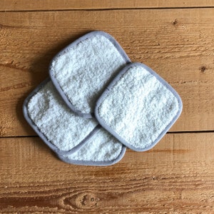 Patchwork Coasters Blue Grey Floral Square Cotton Coasters - Etsy