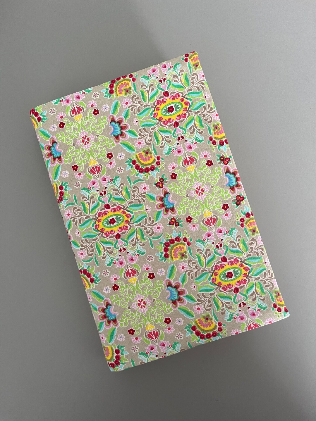 Floral Book Cover, Adjustable Book Protector, Reversible Cover for ...