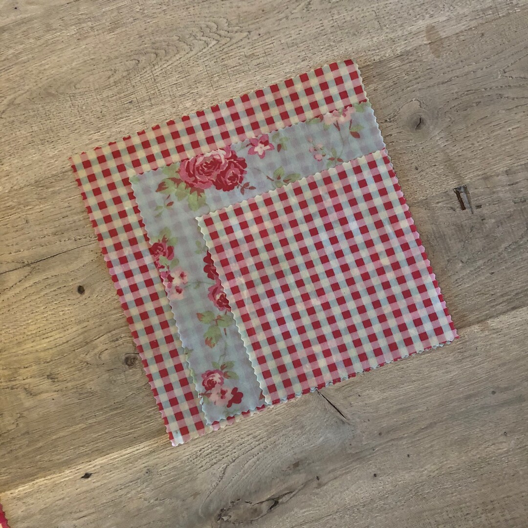 Zero Waste Reusable Waxed Cotton Beeswax Food Wrap Set, Cath Kidston ...