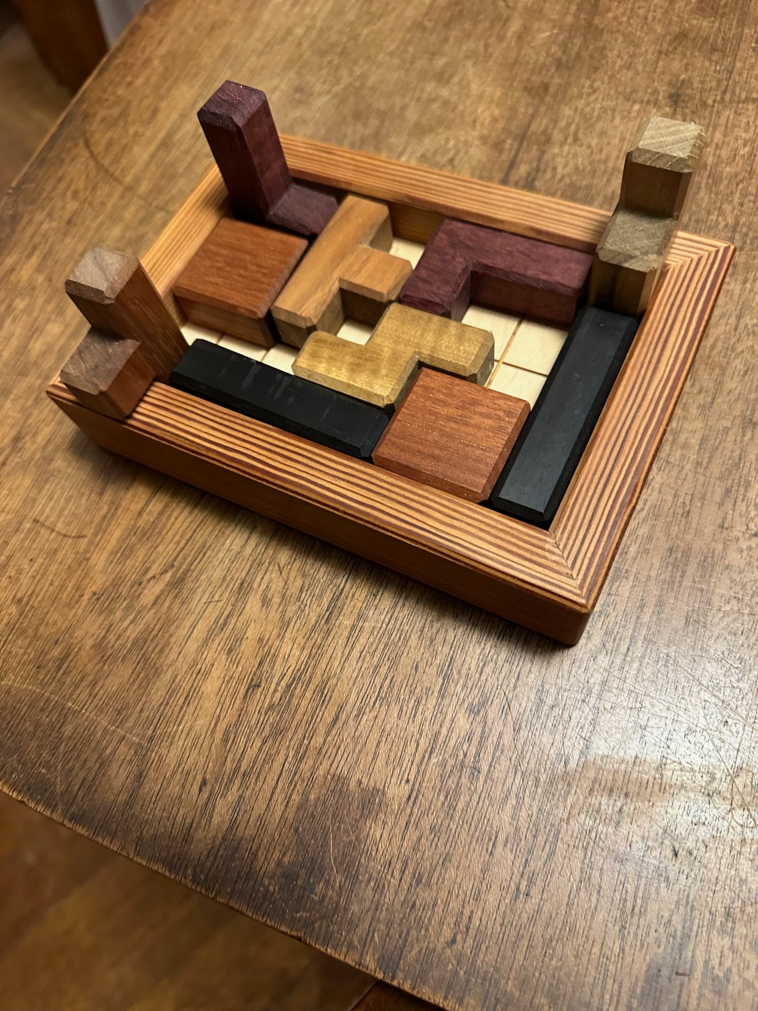 Tentris: Ten Piece Wooden Puzzle - Etsy