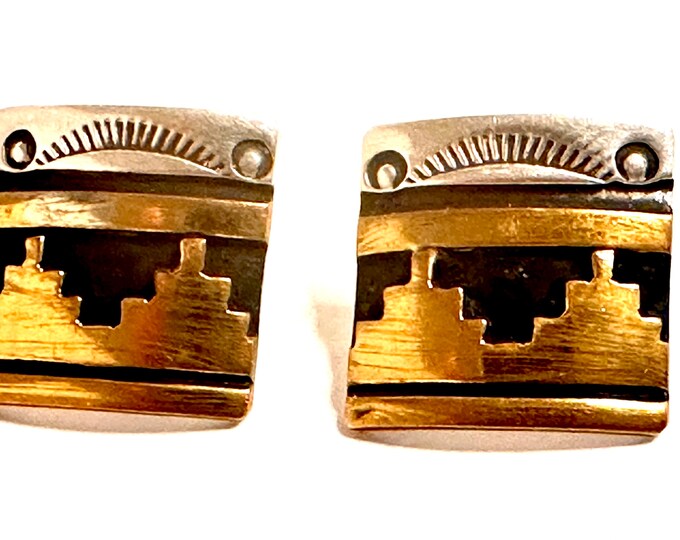 Vintage Signed Tommy Singer Gold Craft Sterling Silver 14k Gold Overlay ...