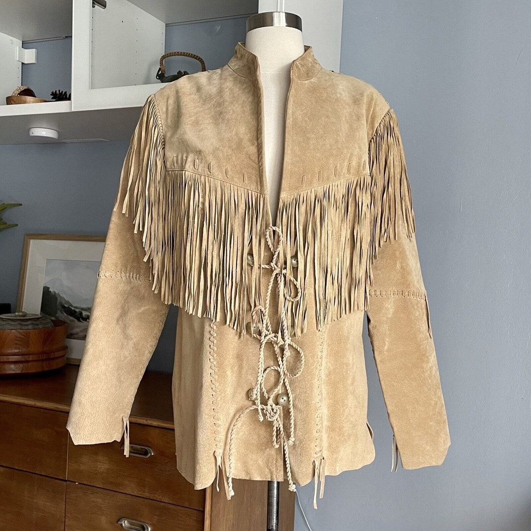 Scully Suede Fringe Jacket Women's Leather Tan Western Cowgirl Rodeo ...