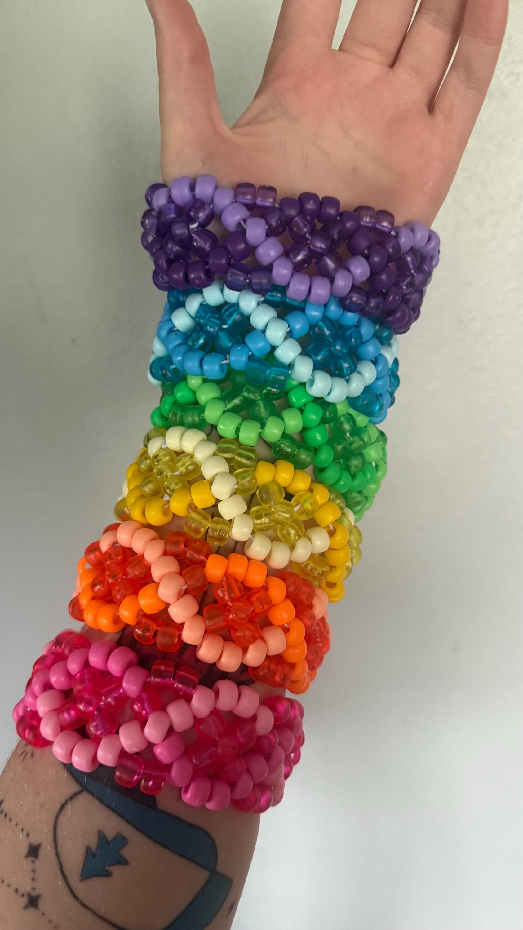 Candy Themed DNA Kandi Cuffs - Etsy