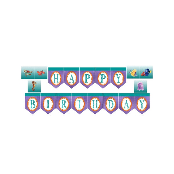 Finding Nemo Banner - Etsy