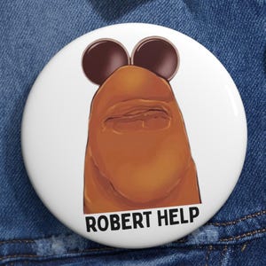Robert Help Pin - Etsy UK