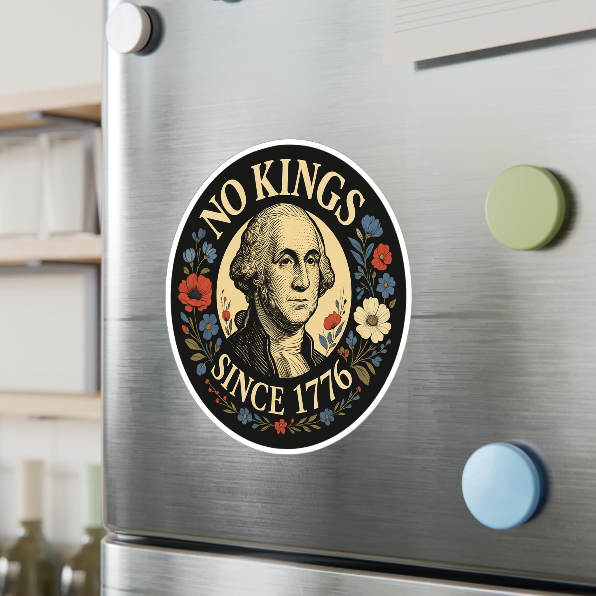 No Kings Since 1776 Vinyl Sticker: Patriotic Anti-monarchy Decal - Etsy