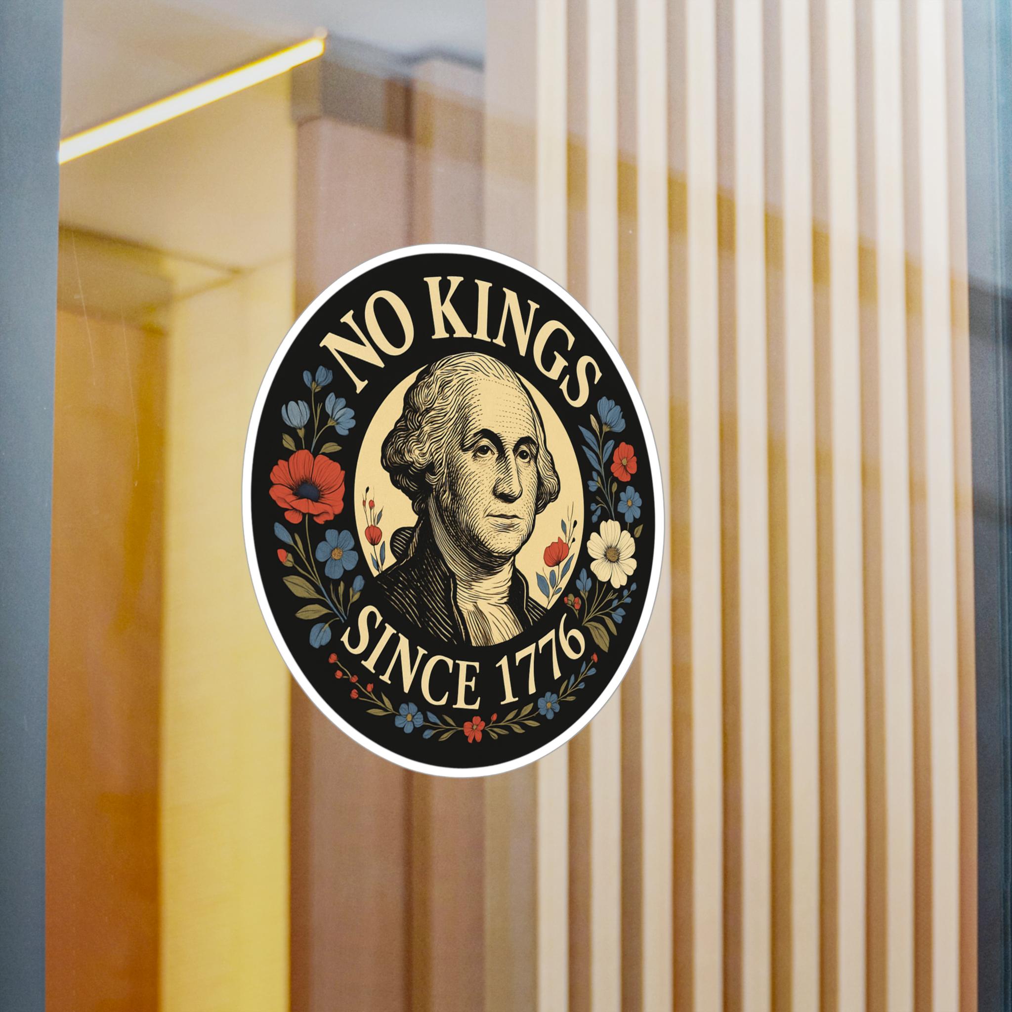 No Kings Since 1776 Vinyl Sticker: Patriotic Anti-monarchy Decal - Etsy