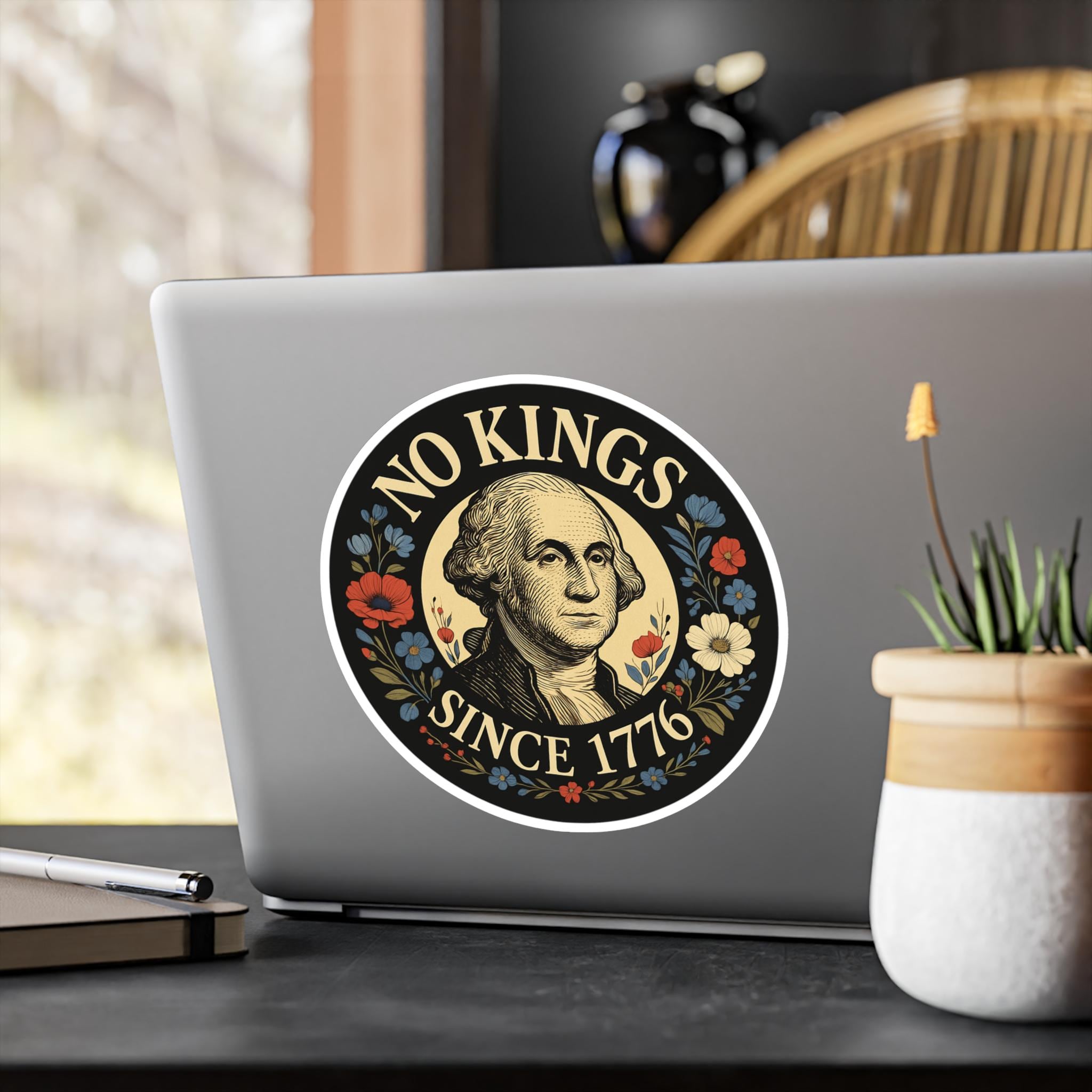 No Kings Since 1776 Vinyl Sticker: Patriotic Anti-monarchy Decal - Etsy