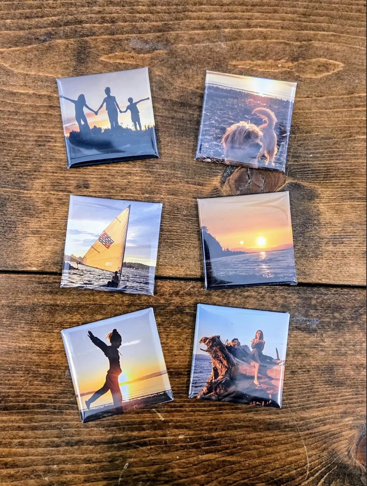 Custom Photo Magnets 2x2” 50mm – Personalized Memory Magnets, Fridge ...