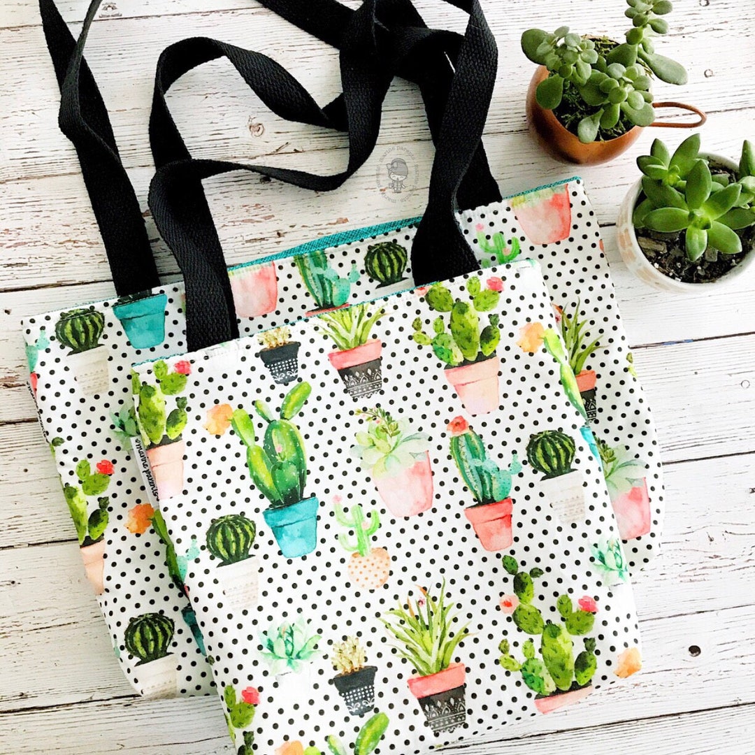 Dotted Succulent Bible Bag - Etsy