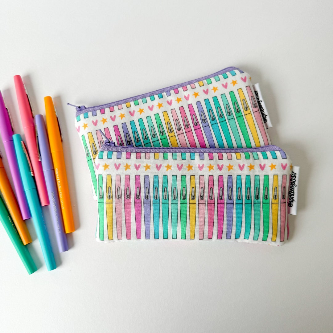 Mini Pencil Pouch -- Flair - Etsy