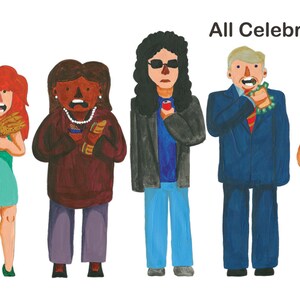 Celebrities Poop book and album plus exclusive bonus track | Etsy