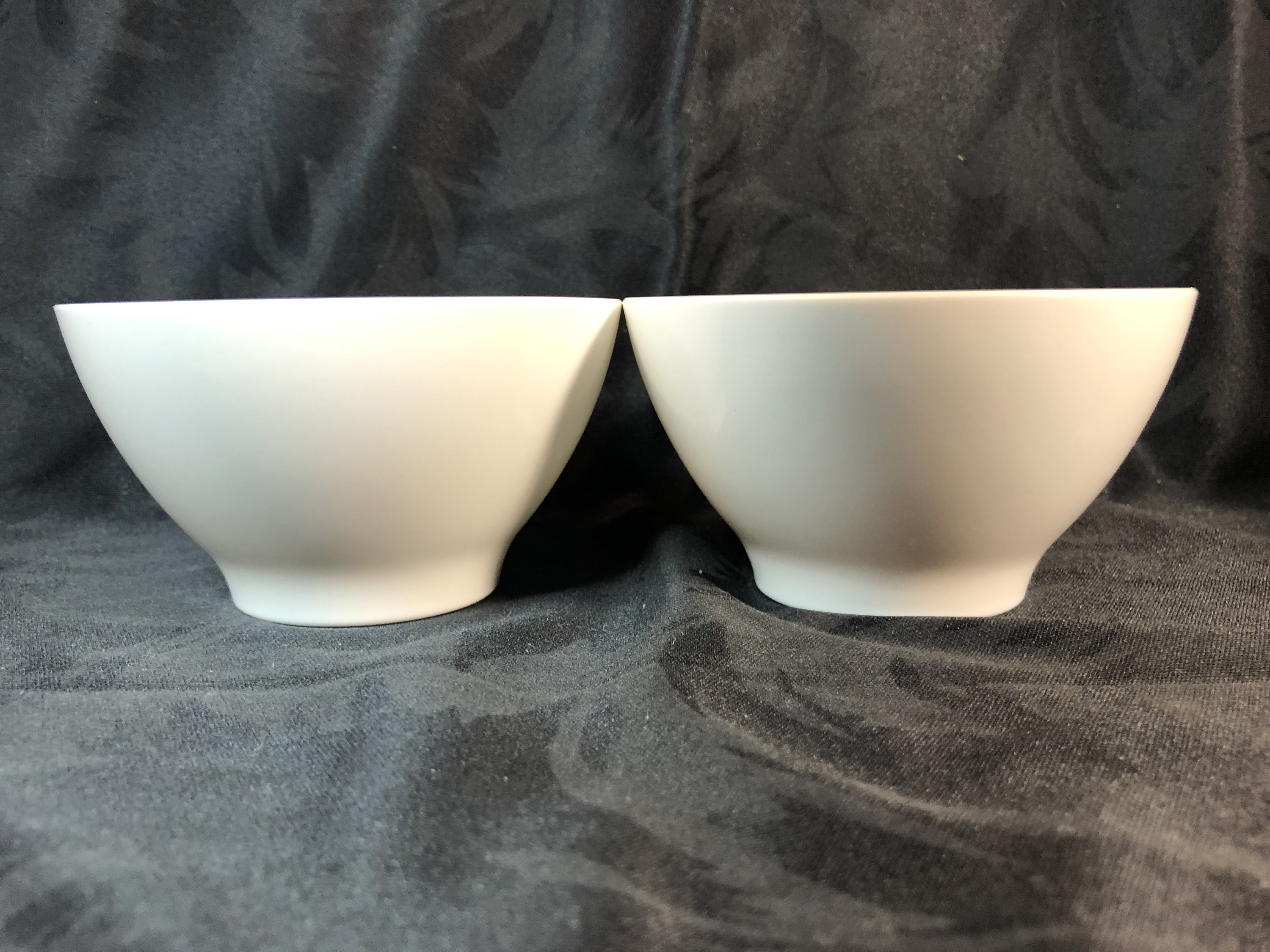 White Boontonware Cups, Set of 4 - Etsy
