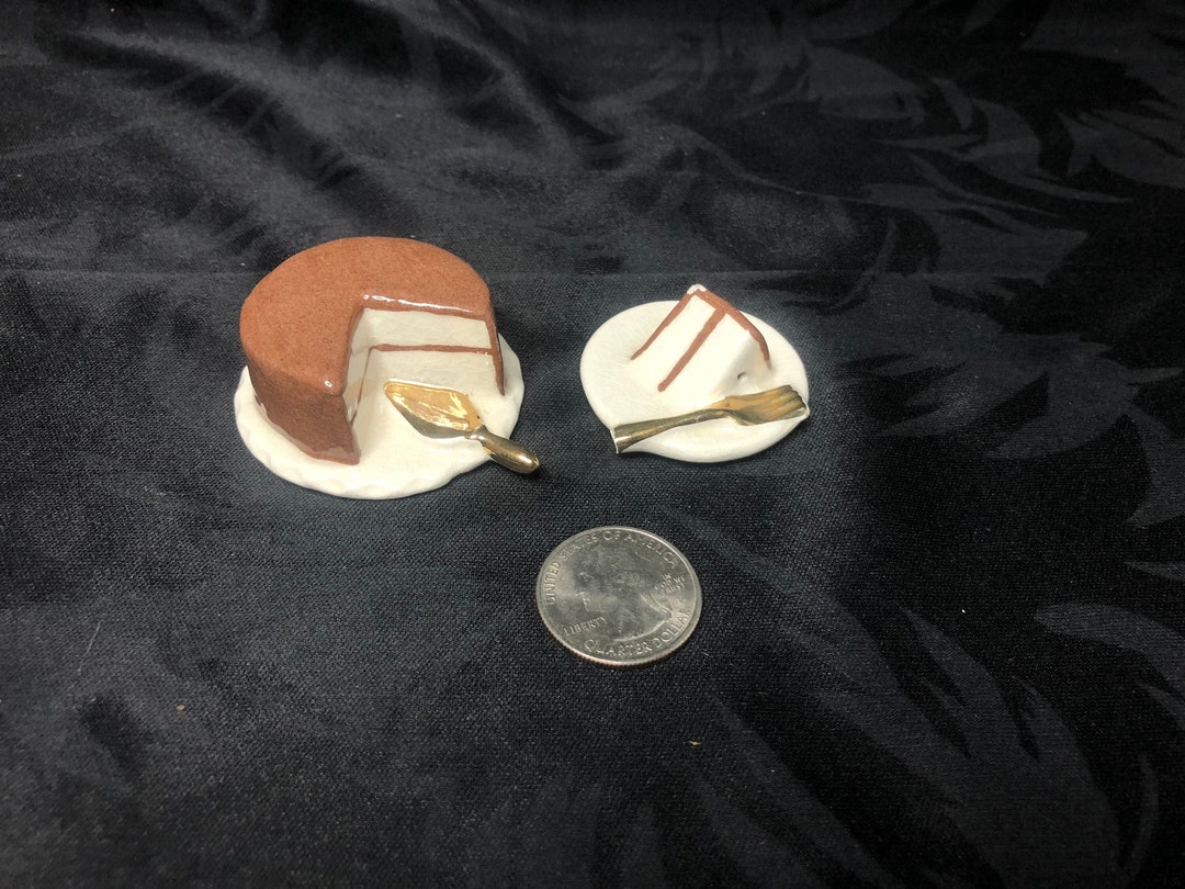 Sliced Cake Arcadia Mini Salt and Pepper Shakers - Etsy